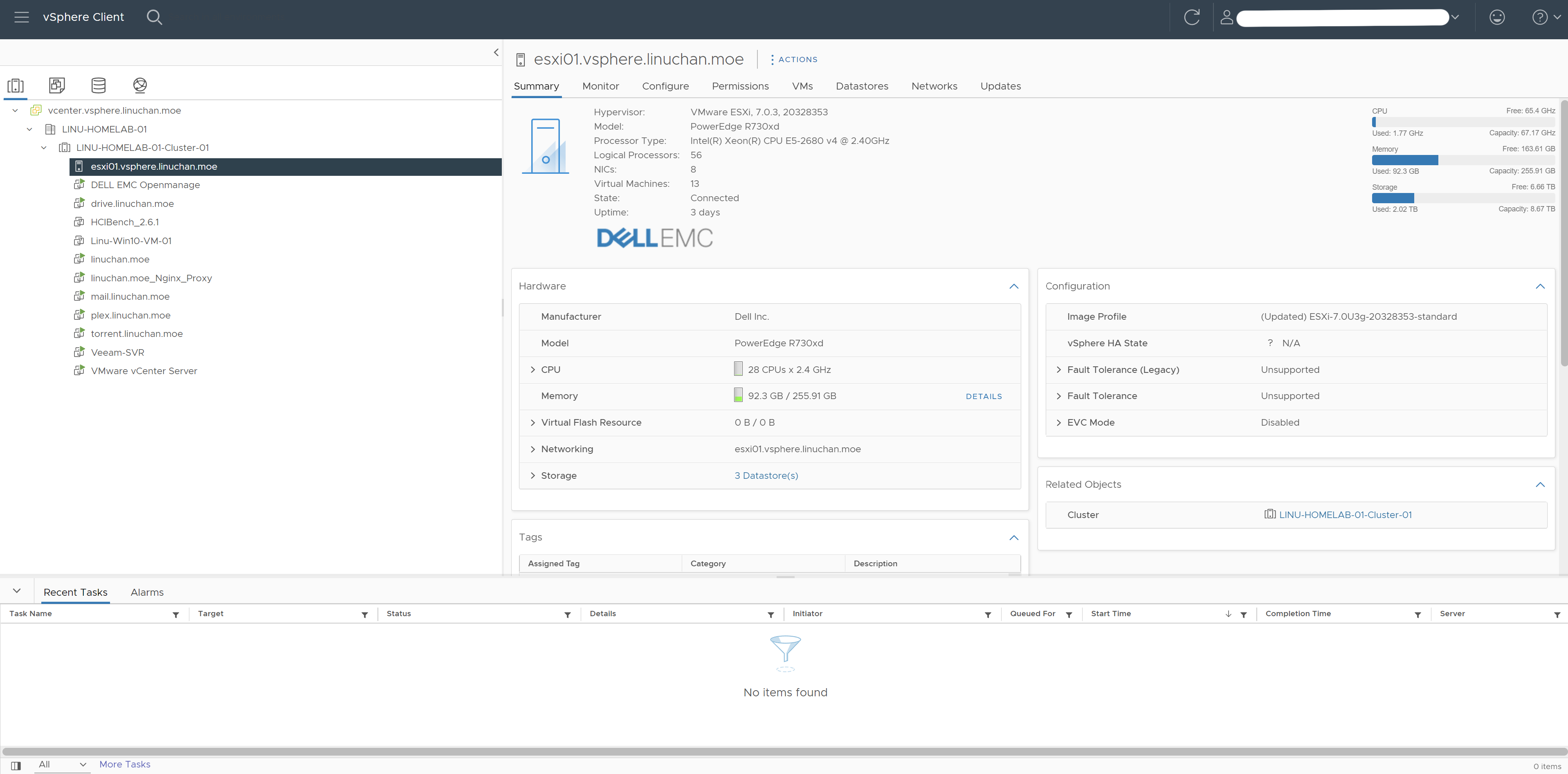 Home Lab 고도화 – Dell PowerEdge R730xd [PART 2] (end?) – Linu's page