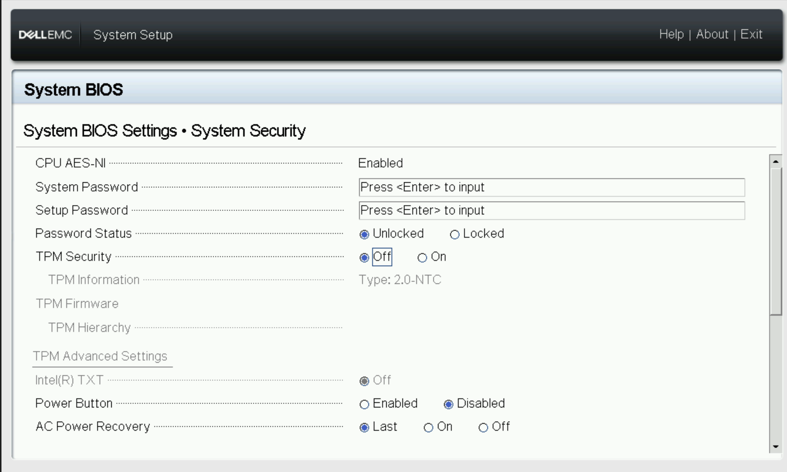 DELL PowerEdge 14G TPM 설치와 문제해결 과정 (TPM Binding Issue) – Linu's page